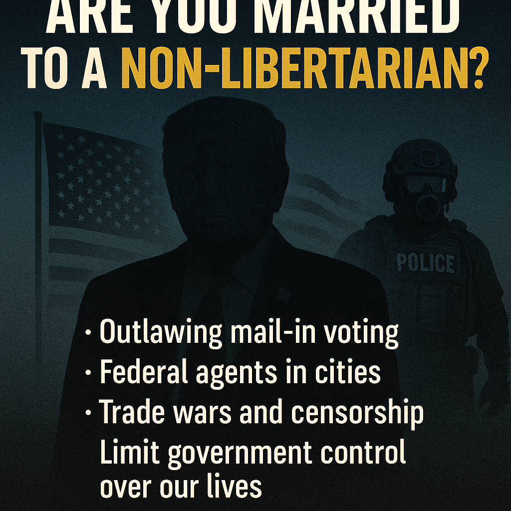 Are You Married to a Non Libertarian? - Libertarian Party of California